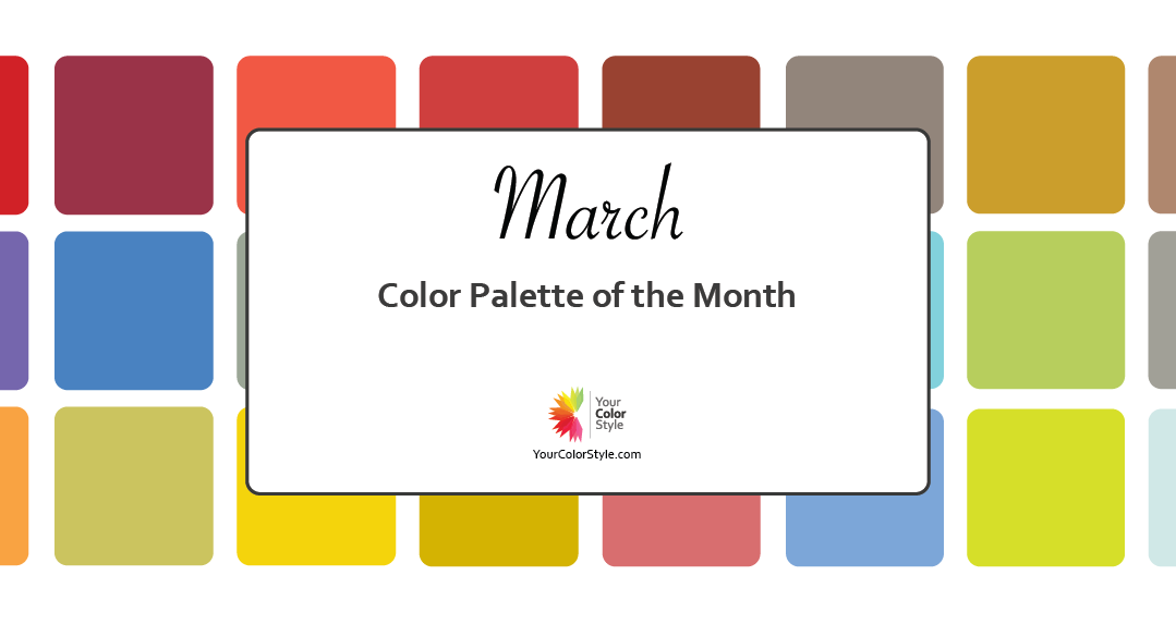 March Color Palette of the Month - 2023