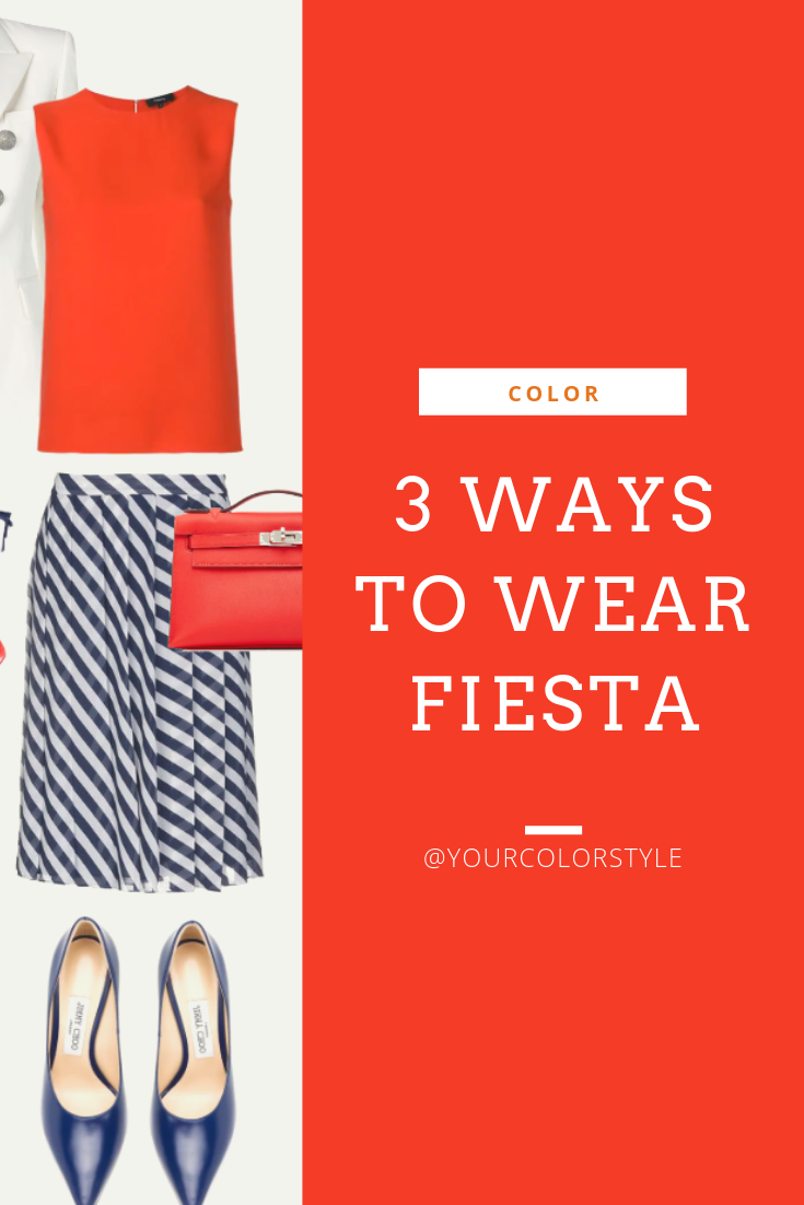 How To Wear Fiesta Red