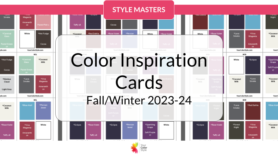 Color Inspiration Cards - Fall/Winter 2023-24
