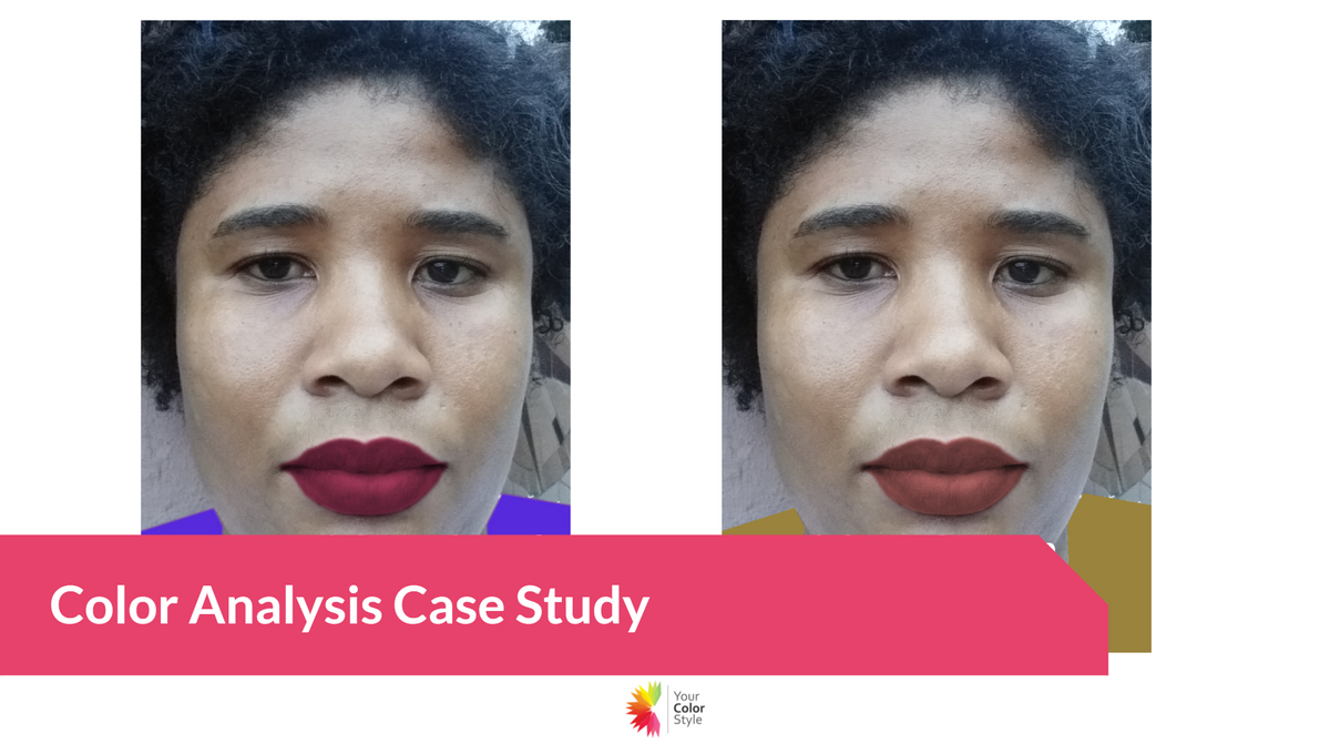 Color Analysis Case Study Dark Skin, Eyes and Hair
