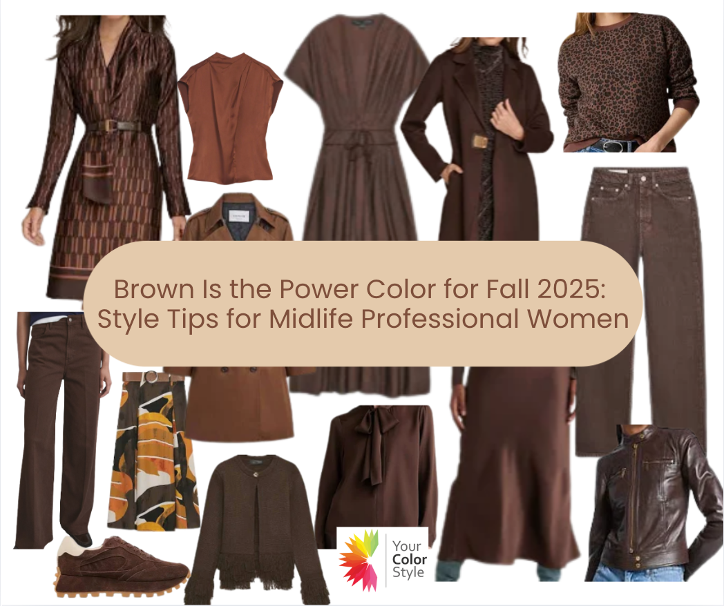 Fall 2025 Color Trend: How Midlife Professional Women Can Wear Brown ...