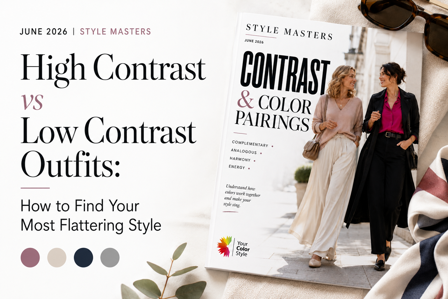 High Contrast vs Low Contrast Outfits | Your Color Style