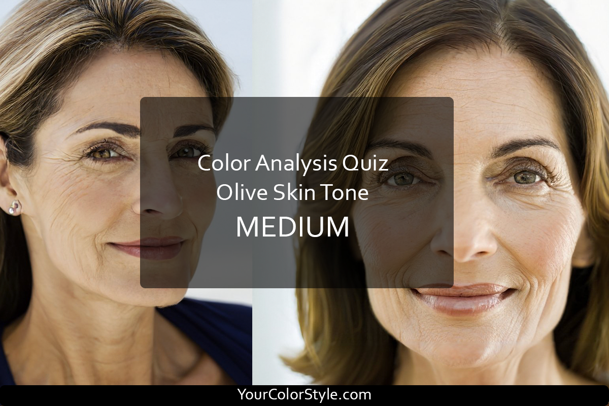 Olive Skin Tone Color Analysis Quiz - Medium