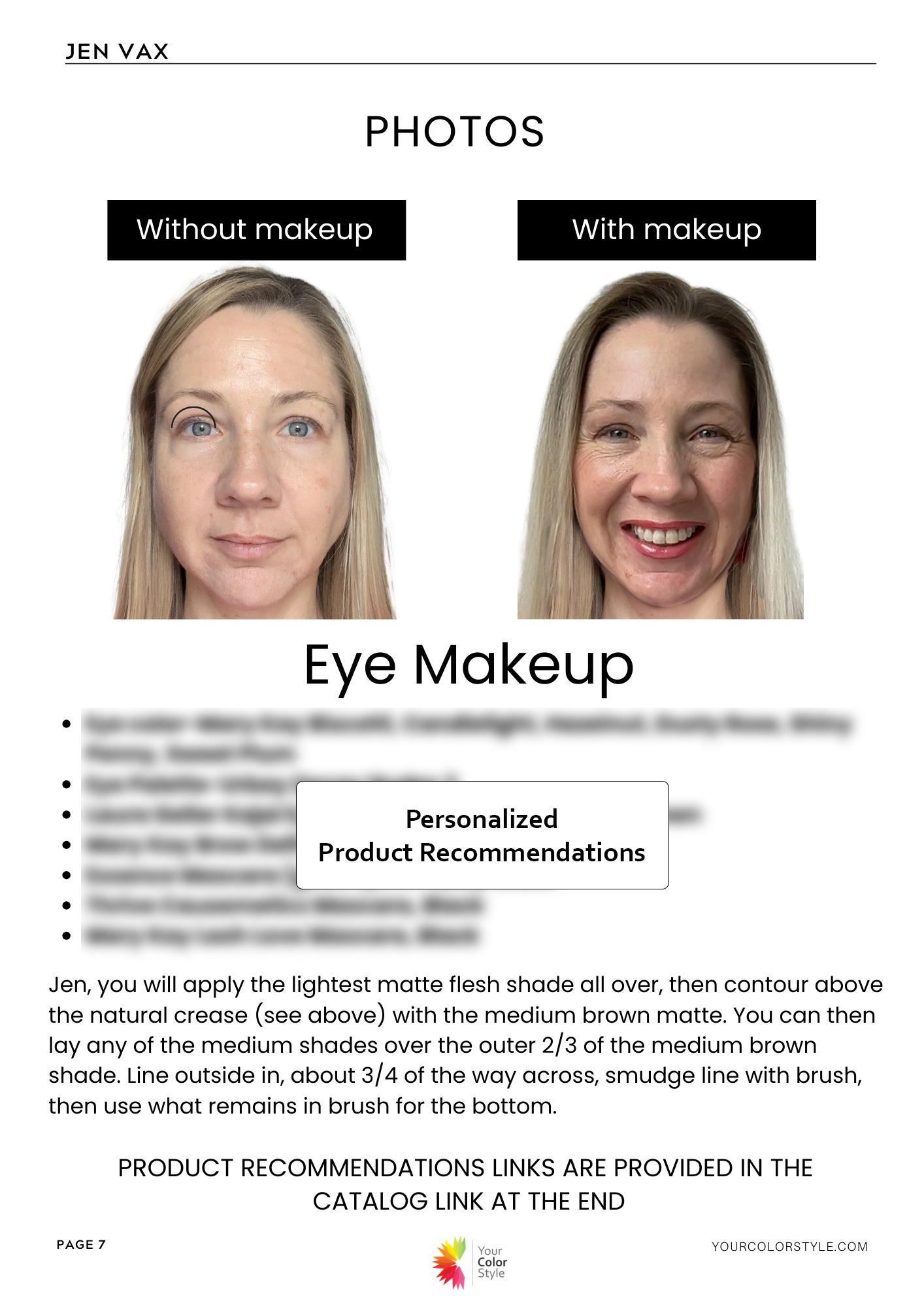 Makeup Analysis