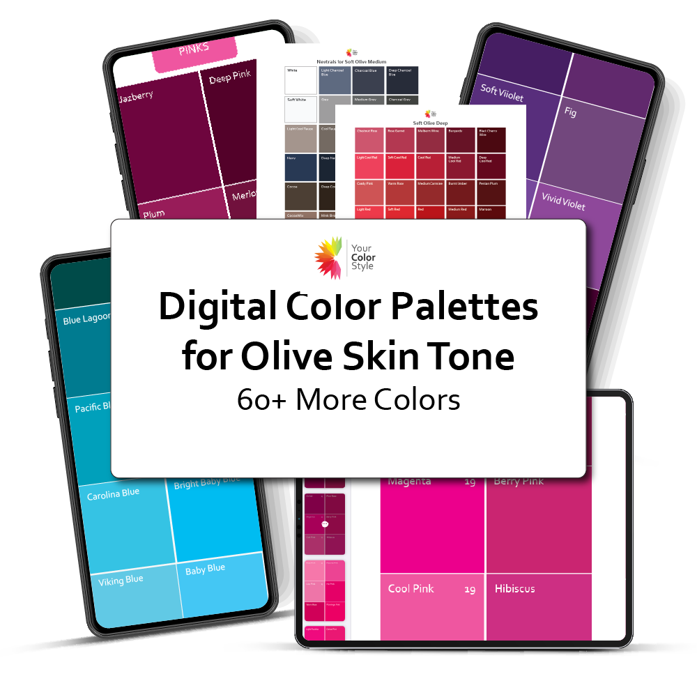 Olive Skin Tone Digital Color Palette | Your Color Style