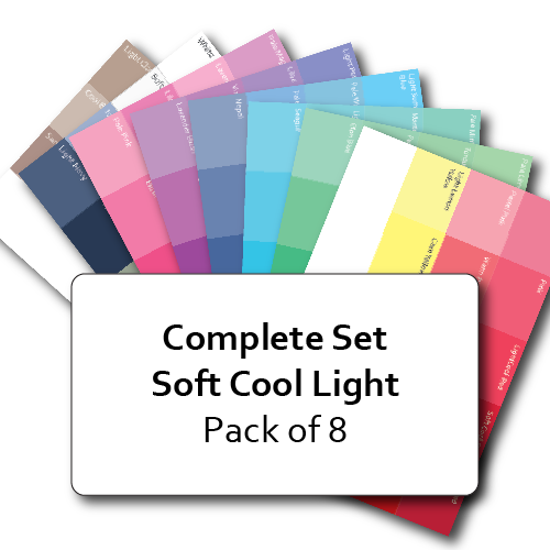 Complete Set of Soft Cool Light Postcard Prints