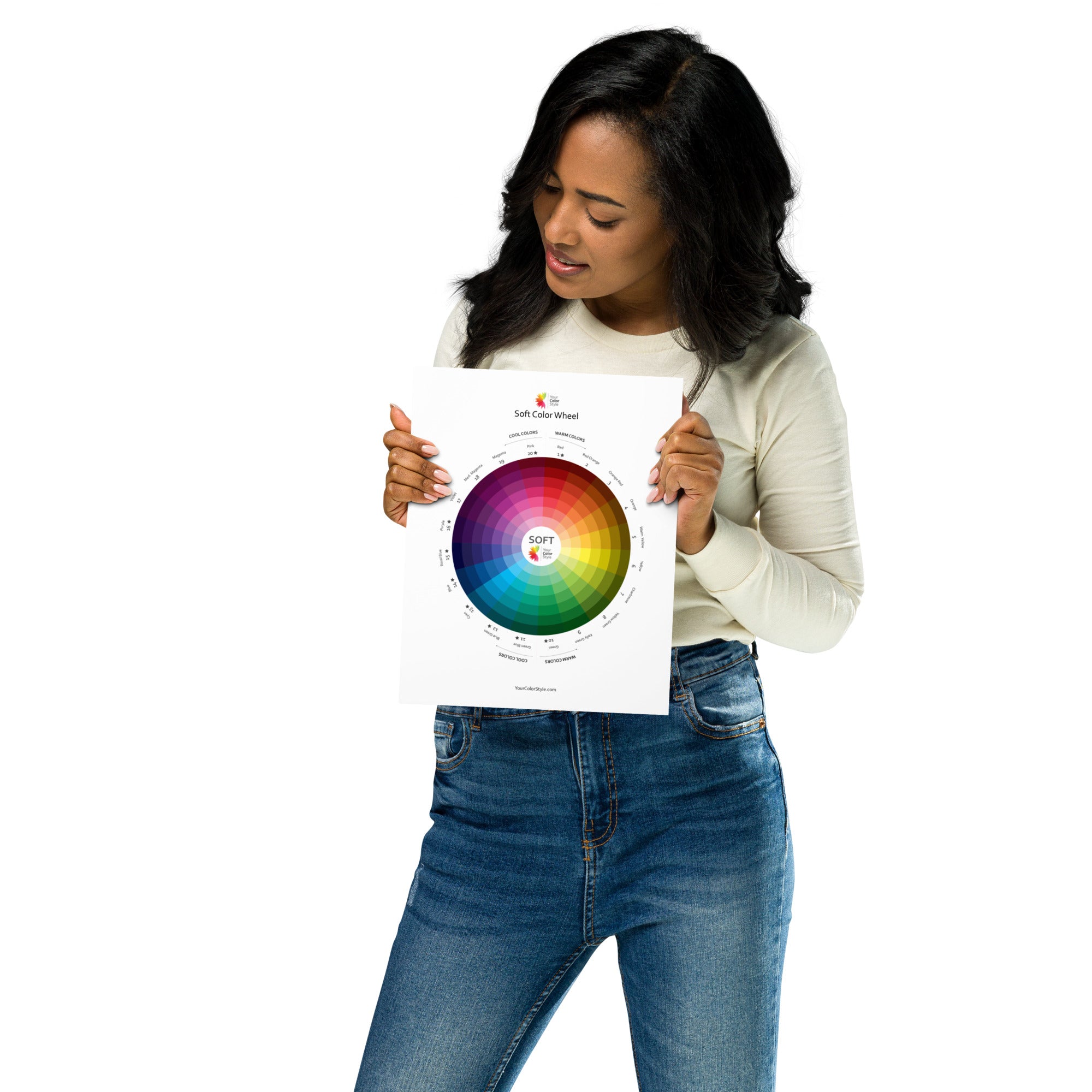 Soft Color Wheel Poster