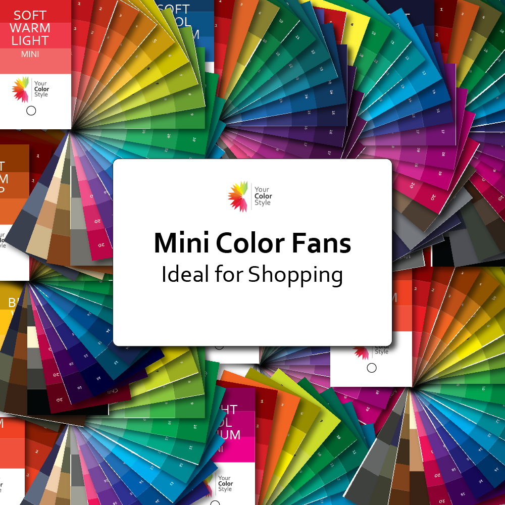 Bright Cool & Deep Mini Color Fan - Compact Size
